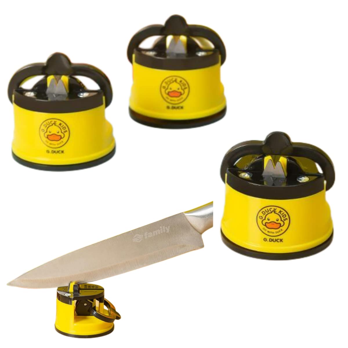 G Duck Knife Sharpener, Mini Knife Sharpener Suitable for Most Blade ...